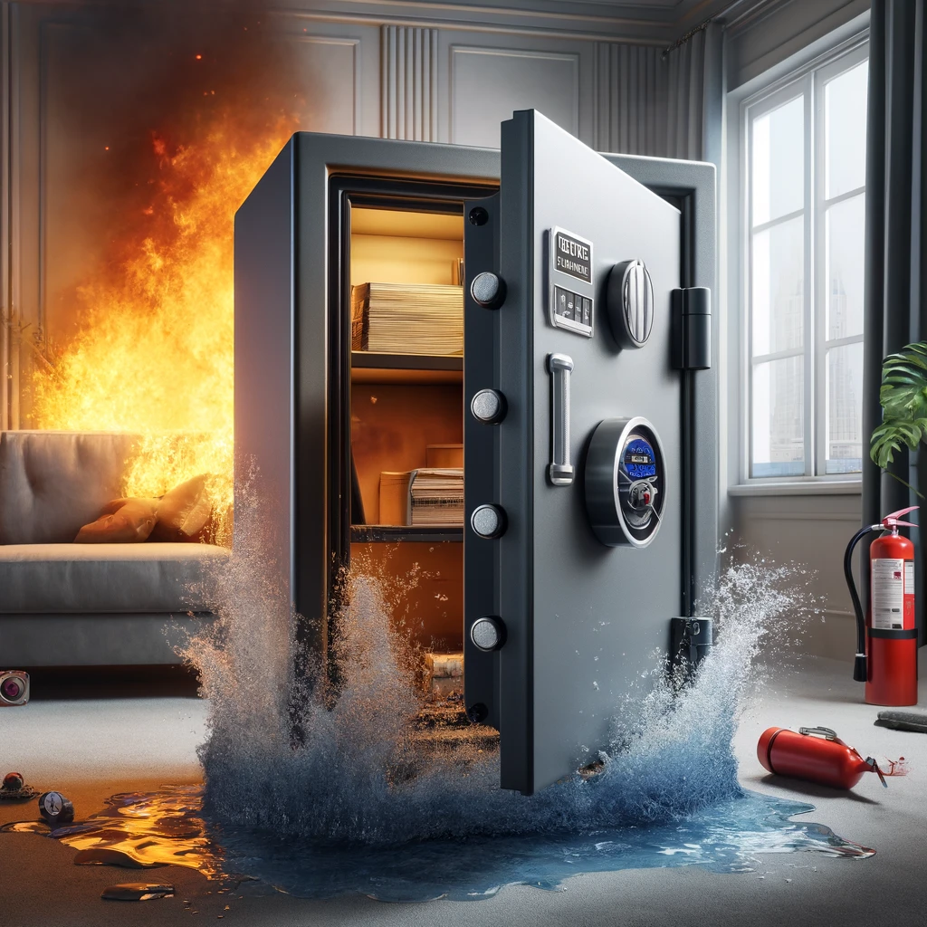 SentrySafe Fireproof and Waterproof Safe: Dual Protection - GunHoo