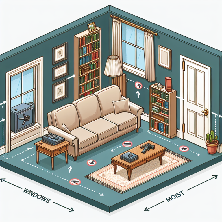Guide to Gun Safe Placement: Averting Windows and Moist Areas - GunHoo